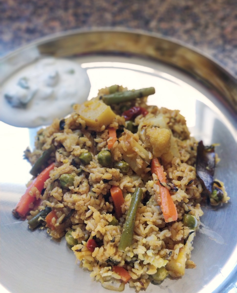 Vegetable rice – Ginger, Salt & Pepper